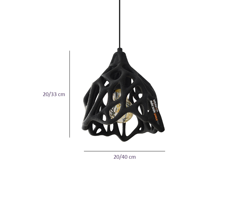 תאורת פנים - מנורות תלייה - הדפס תלת מימד - אלמוג תלוי - Nisko lighting