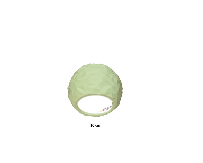 תאורת פנים - צמודי תקרה - הדפס תלת מימד -פולי 01 - Nisko lighting