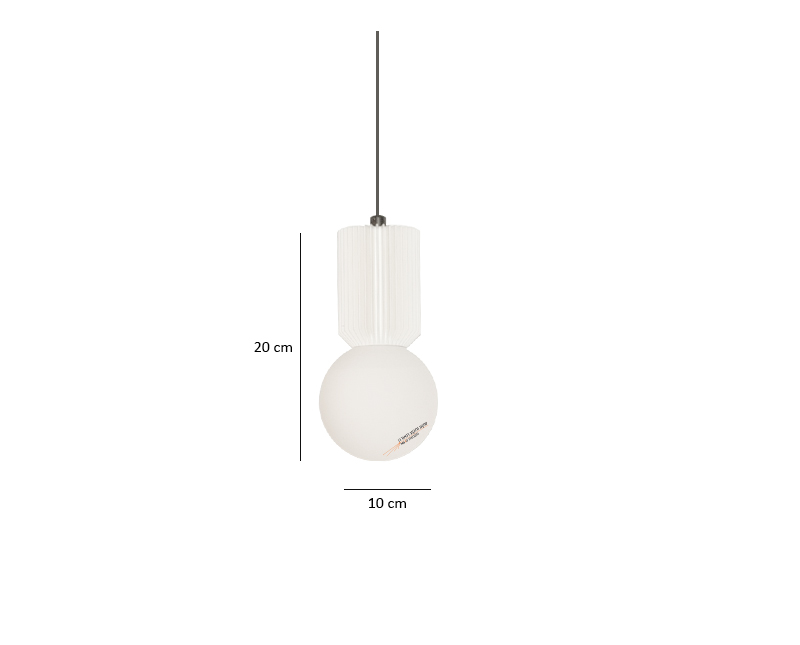 תאורת פנים -מנורות תליה - הדפס תלת מימד - קוזו רקטה קצר - Nisko lighting