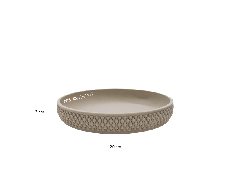 Laguna - לגונה - אקססוריז הדפס תלת מימד - VASE PLATE - ניסקו לייטינג