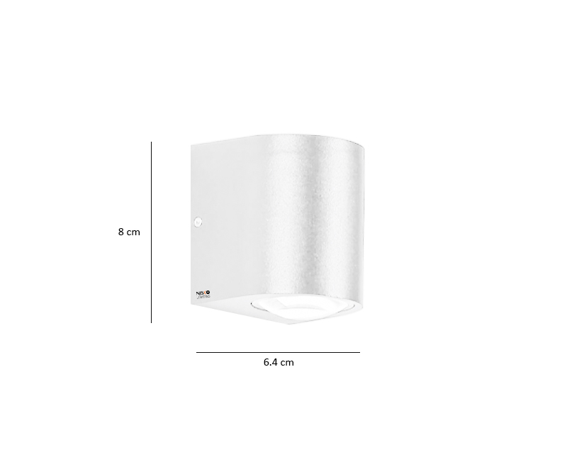 תאורת פנים - חדשים - מנורות קיר - צ.ק מיקרו מעוגל דאון - Nisko Lighting