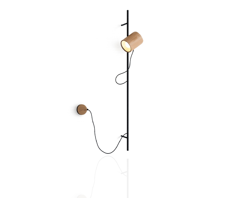 תאורת פנים - מנורות תליה - SOHO קיר עץ אלון - Nisko Lighting